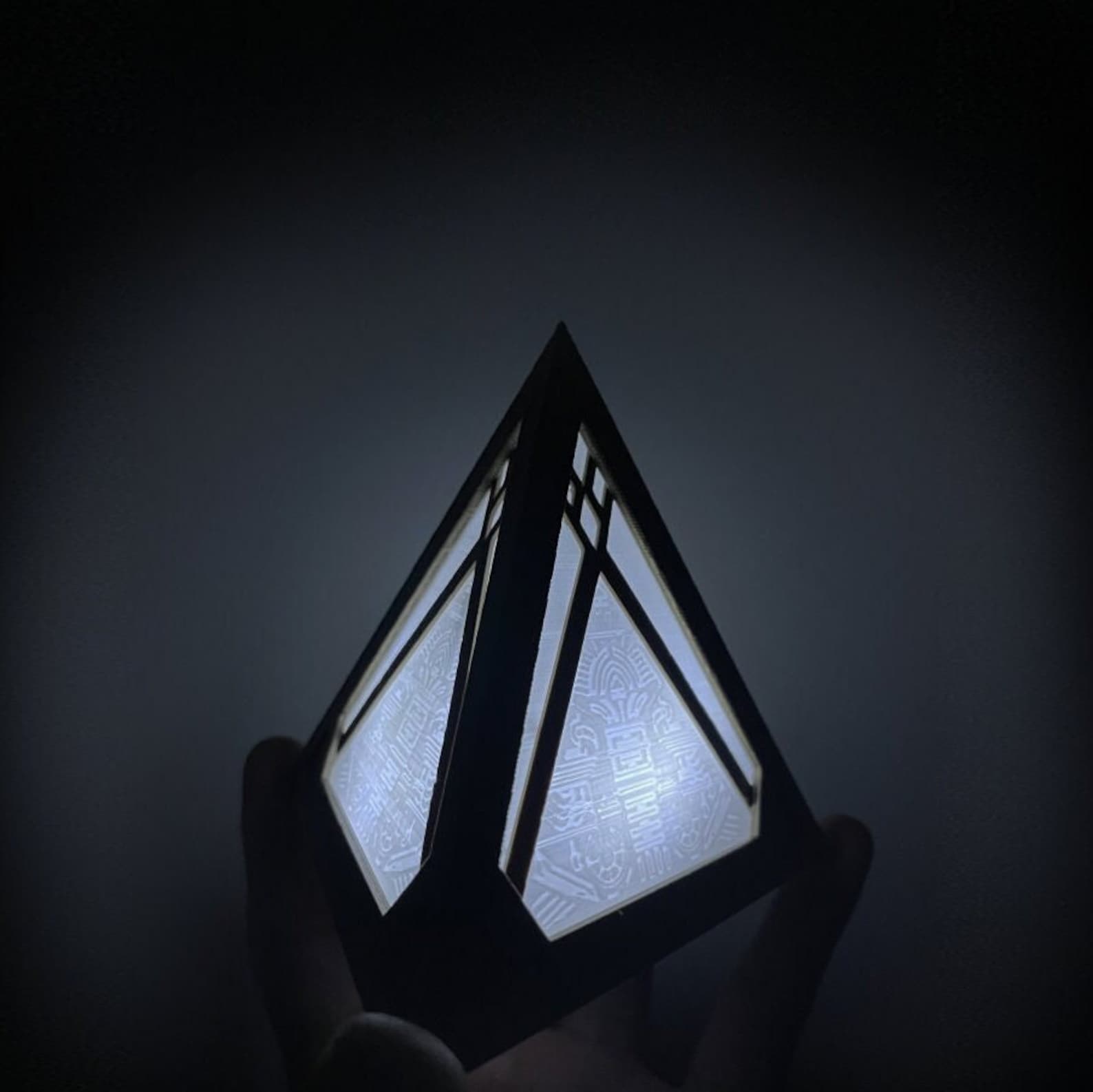 Ahsoka's White Crystal Sith Holocron Wayfinder Gold Edition - Etsy