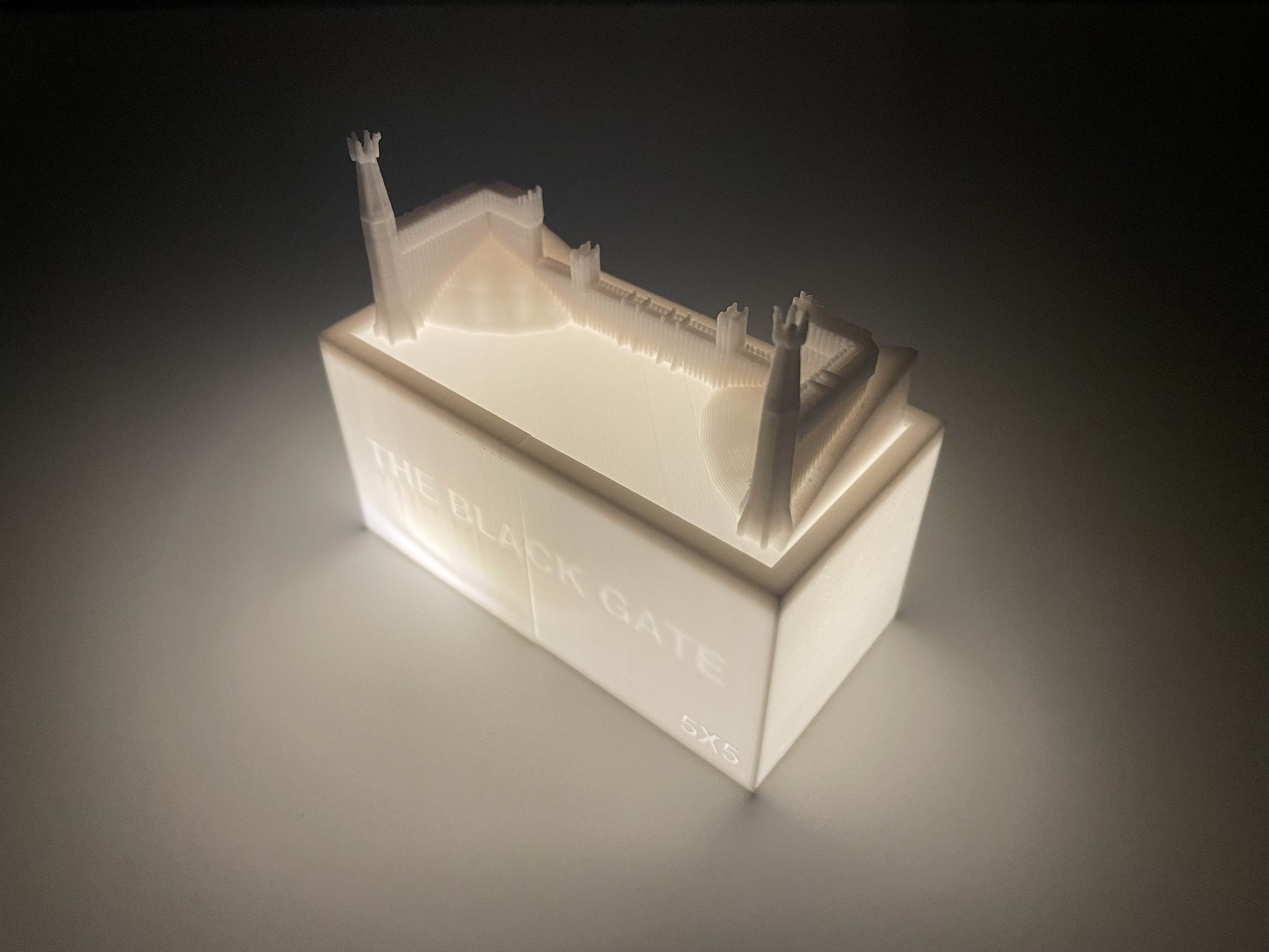 The Black Gate: Morannon lord of the Rings Inspired 5cm X - Etsy