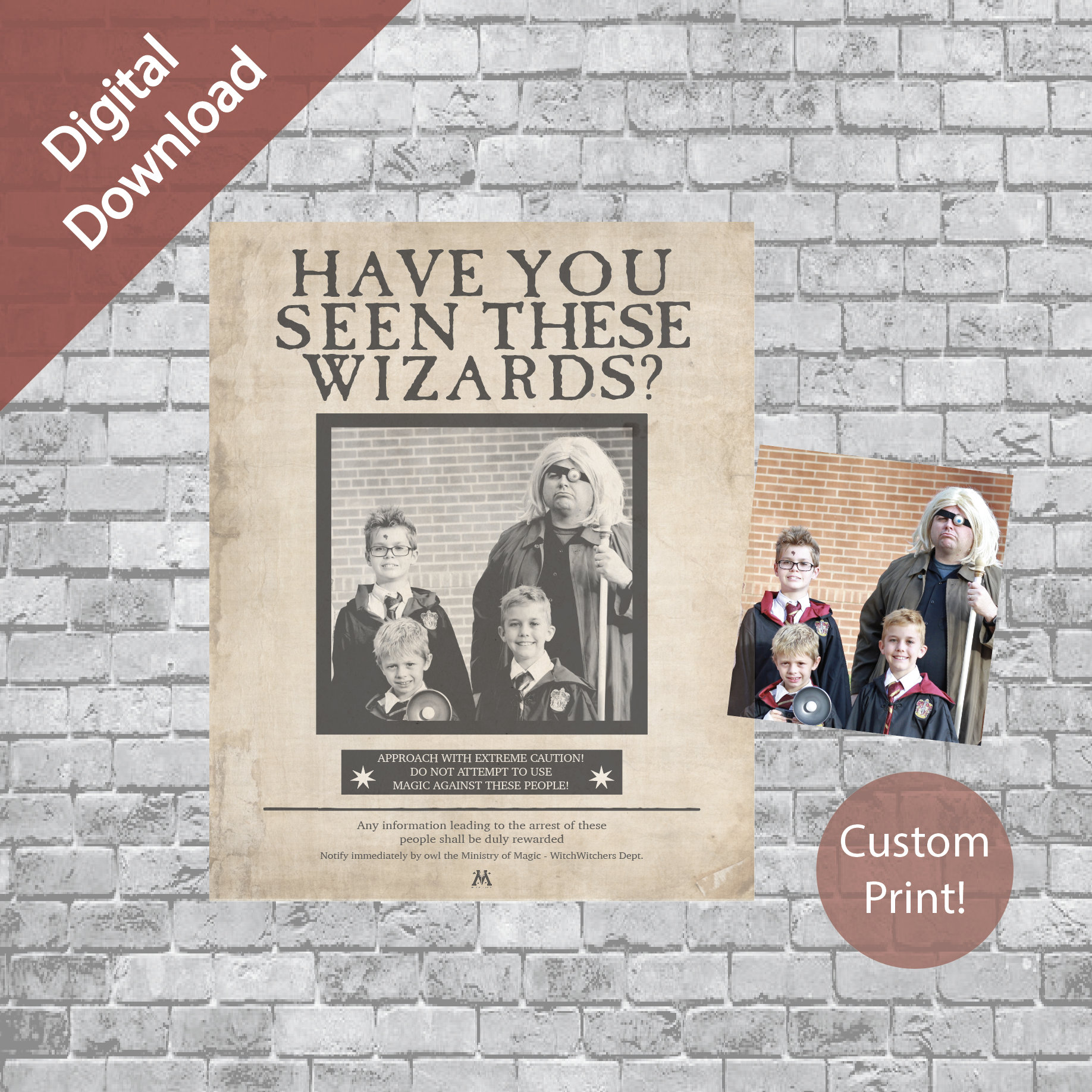 Have You Seen This Wizard Poster Template