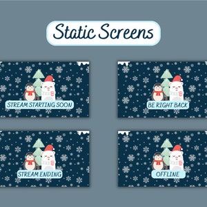 Snow Twitch Stream Overlay | Twitch Stream Overlay | Snow Stream ...