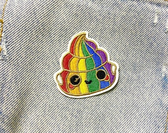 Rainbow Poop Emoji - Etsy UK