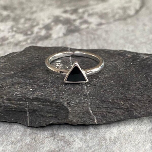 Triangle Ring - Etsy UK