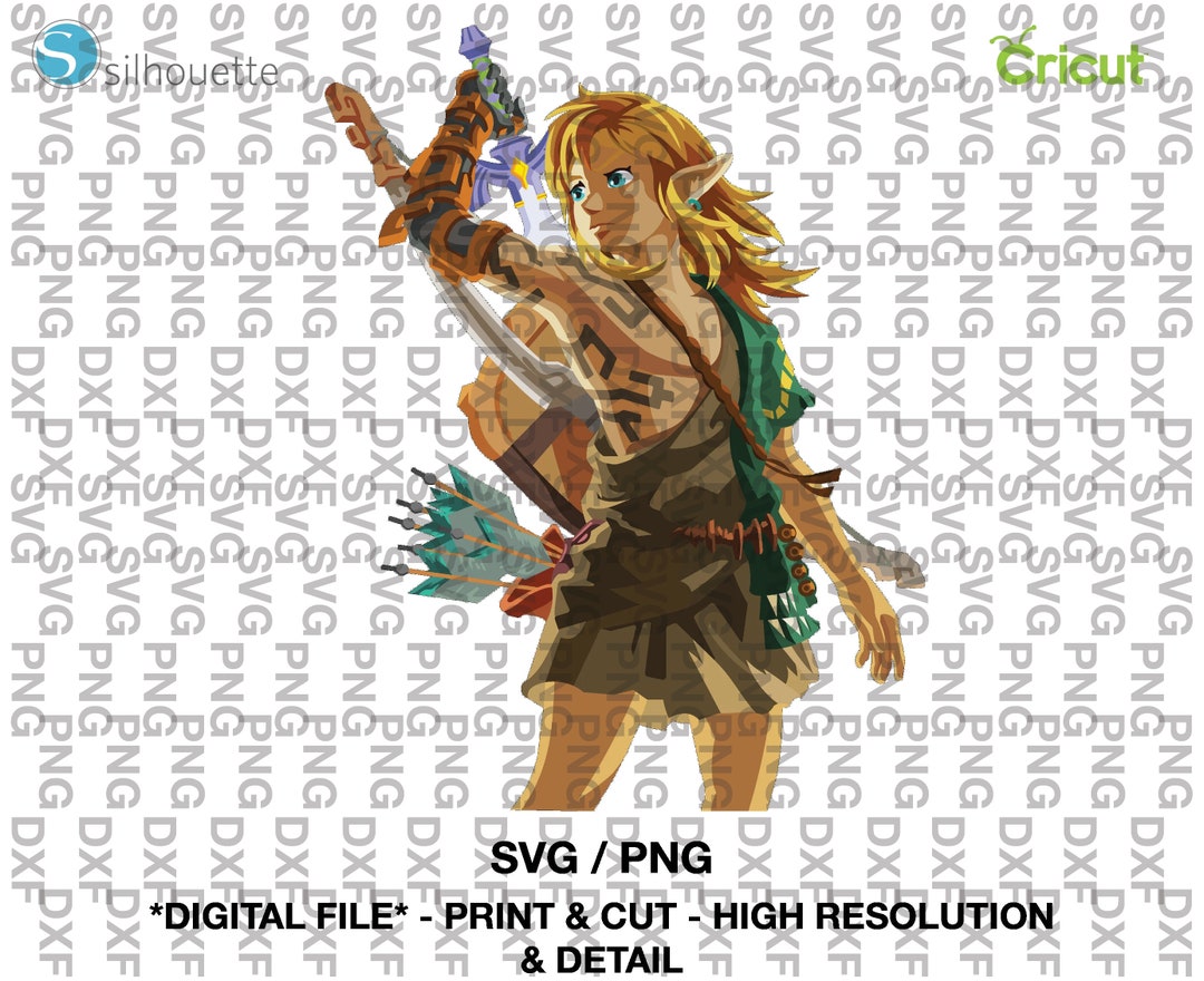 Tears of the Kingdom - Link Illustration - Hand-drawn, High Resolution ...