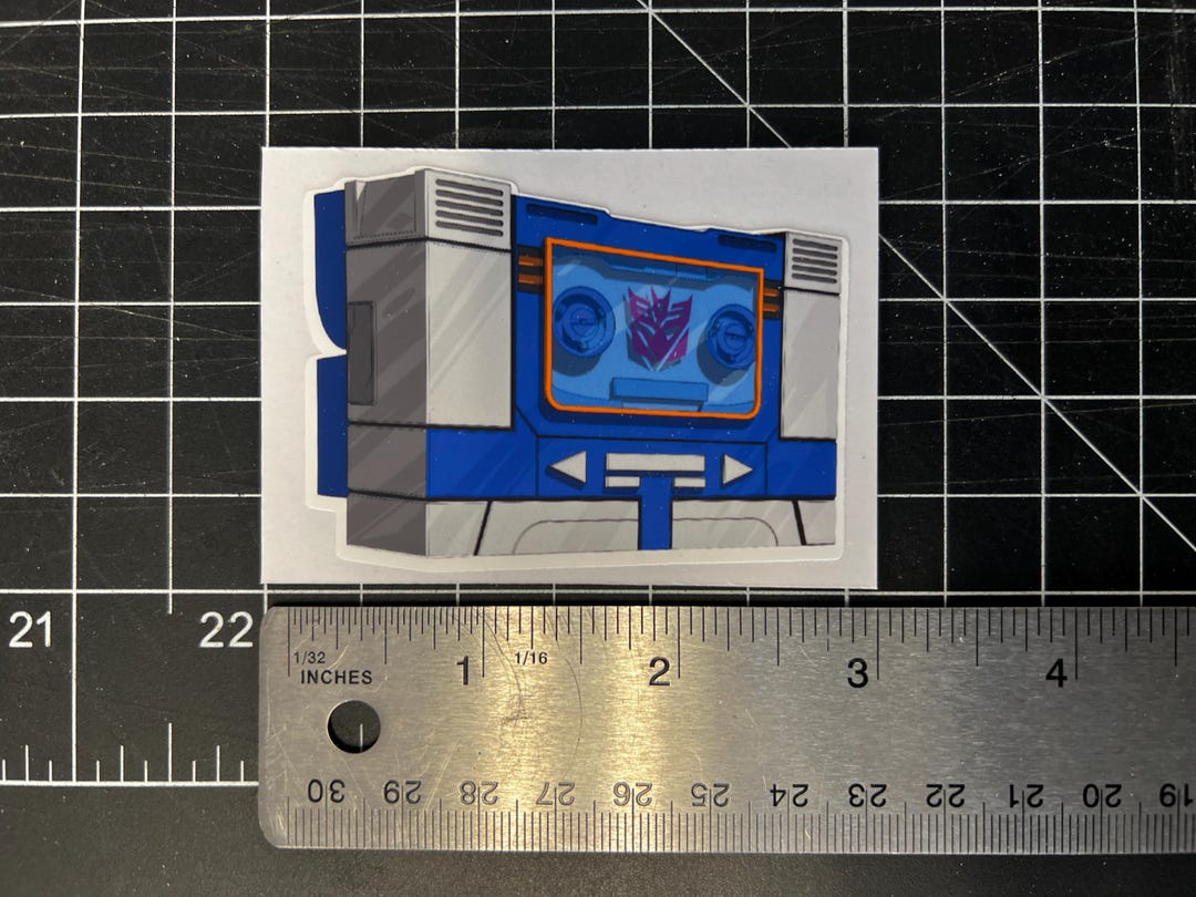 Soundwave Transformers Decepticon 2 X 3 Vinyl Sticker - Etsy