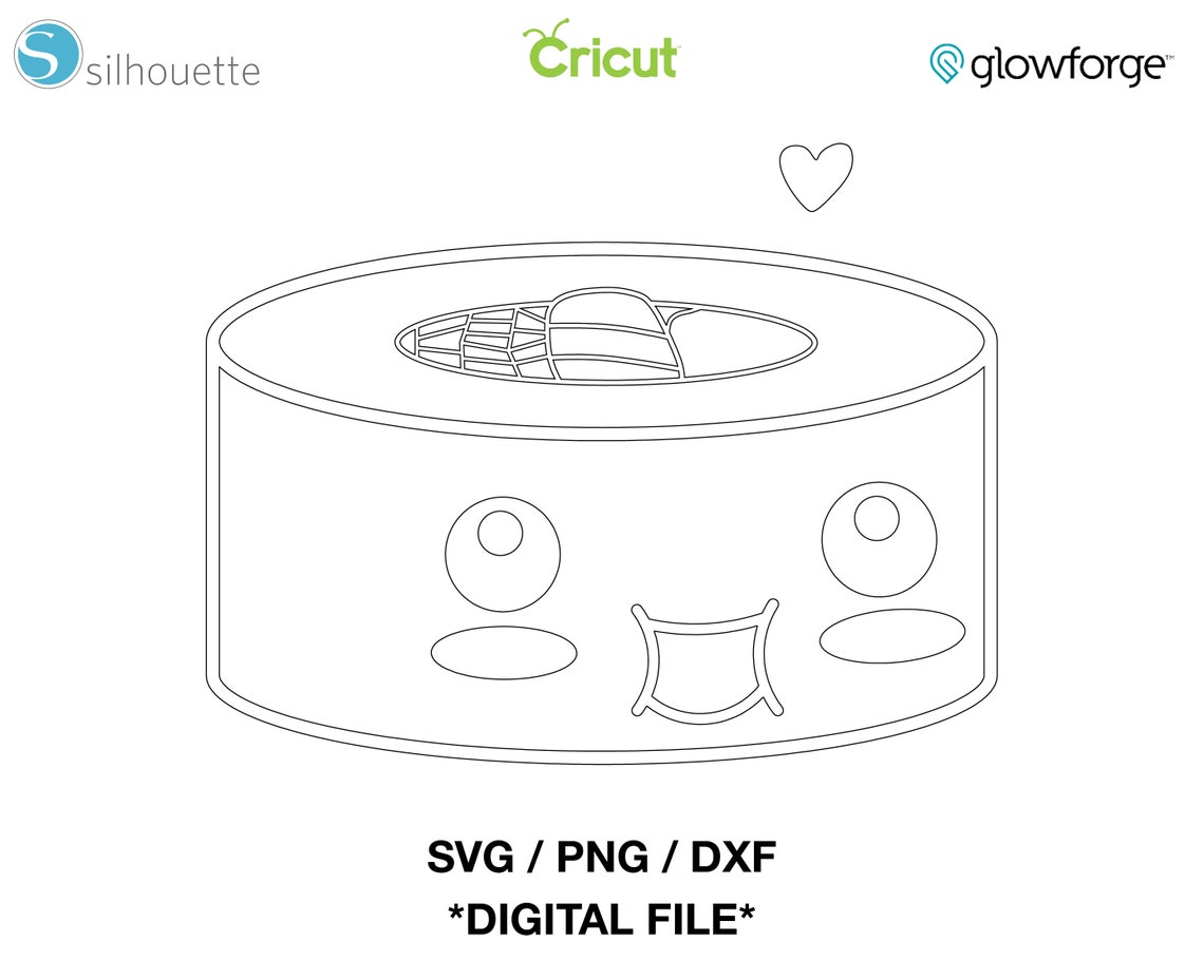 Cute Sushi SVG PNG DXF Cut File for Cricut Silhouette | Etsy