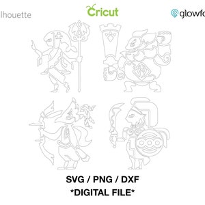 Hyrule Warriors Legend of Zelda Age of Calamity Artwork Bundle SVG ...