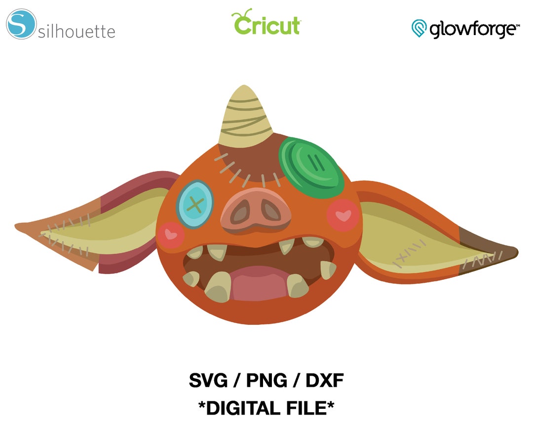 Bokoblin Mask Legend Of Zelda Svg Png Dxf Cut File For Cricut Print And Cut Silhouette