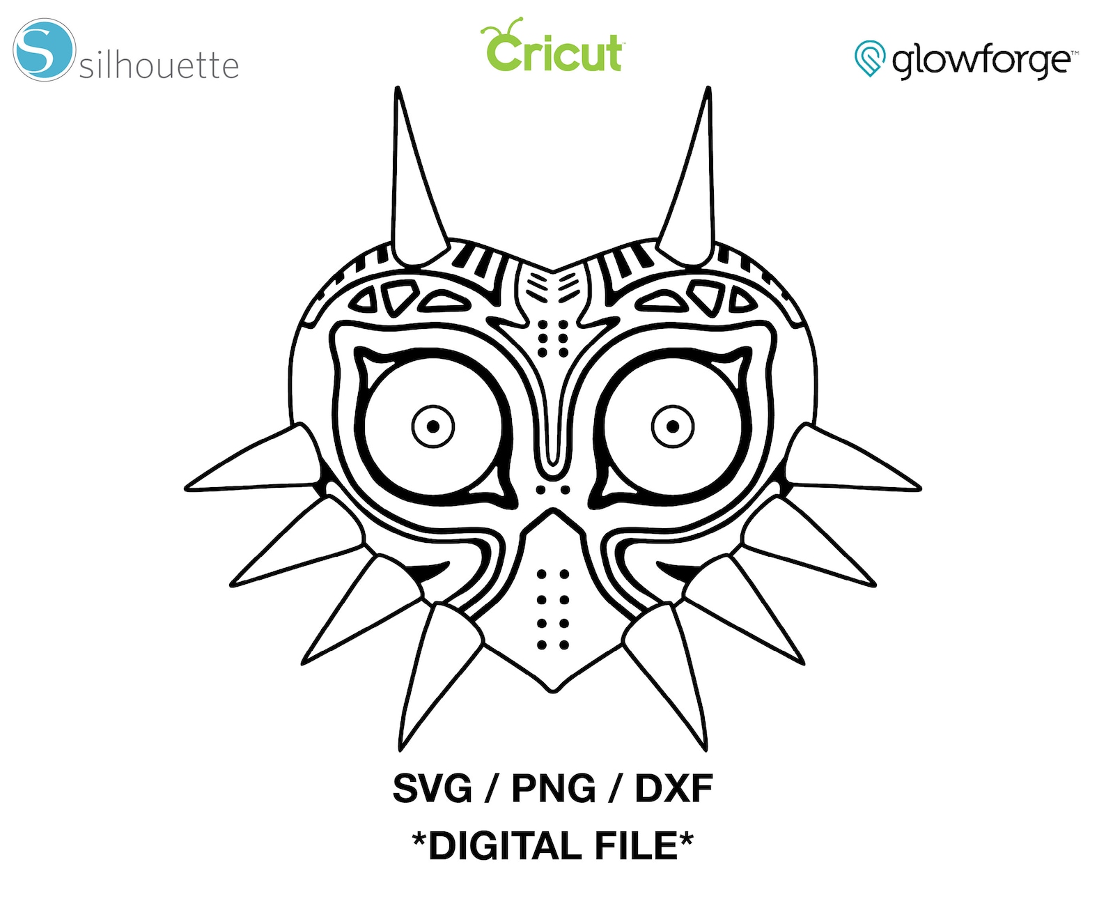 Majora's Mask Legend of Zelda SVG PNG DXF Cut File - Etsy UK