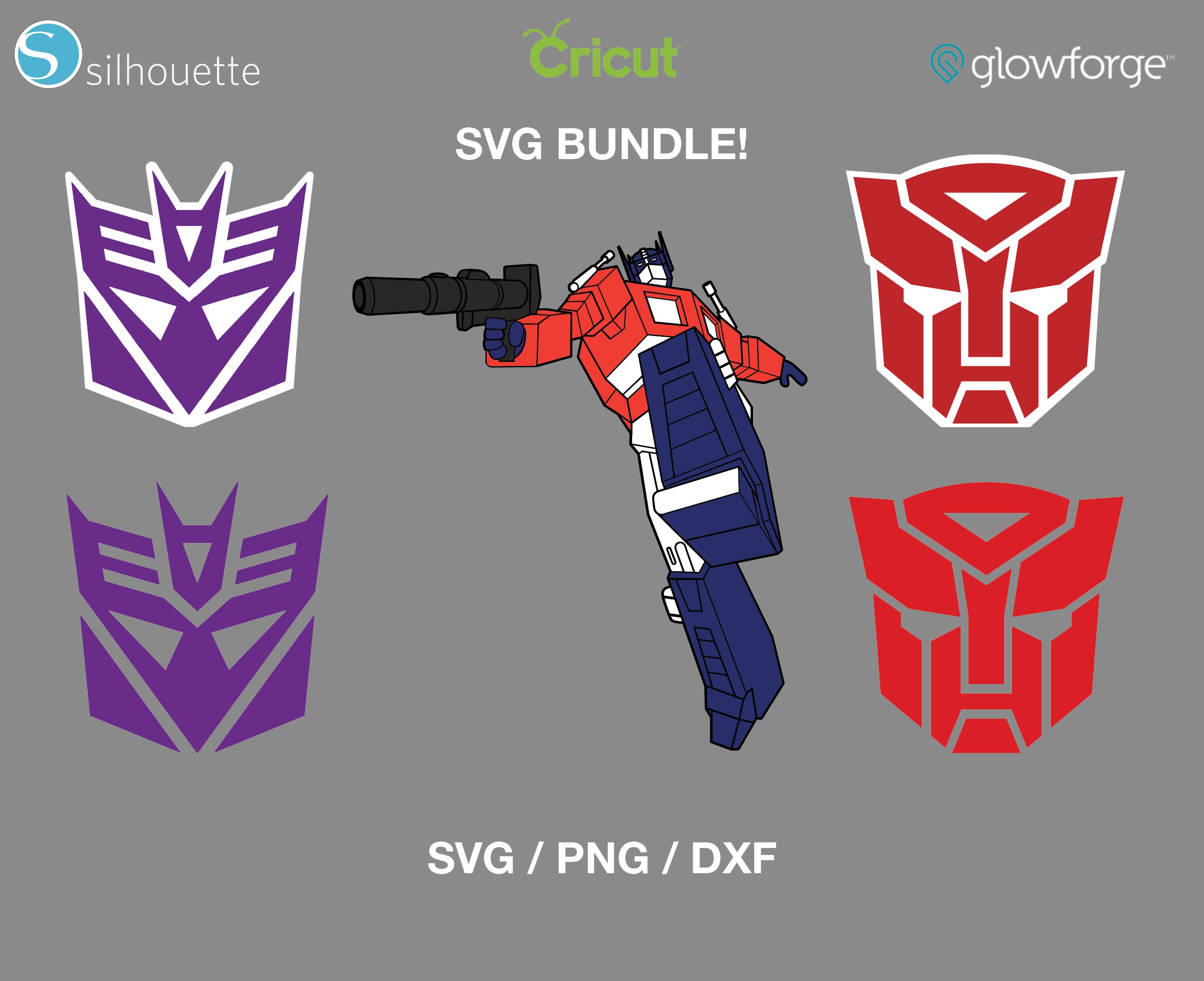 Transformers Design Bundle Optimus Prime Autobots - Etsy