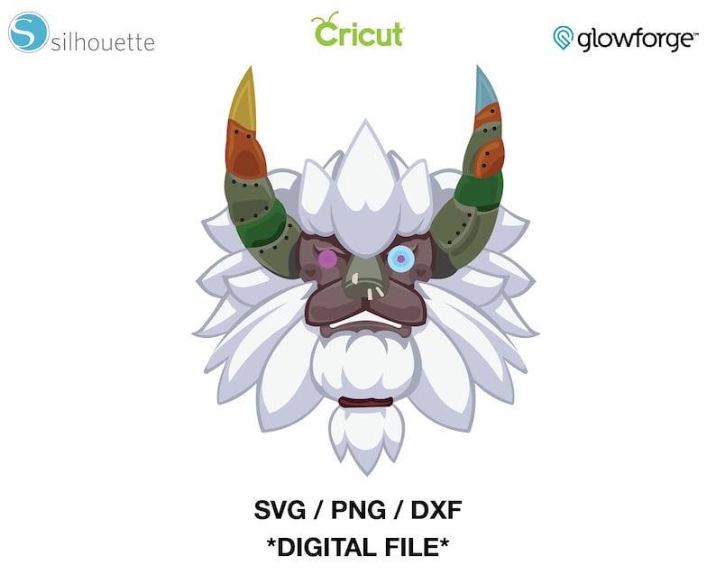 Lynel Mask Legend of Zelda SVG PNG DXF Cut File for - Etsy