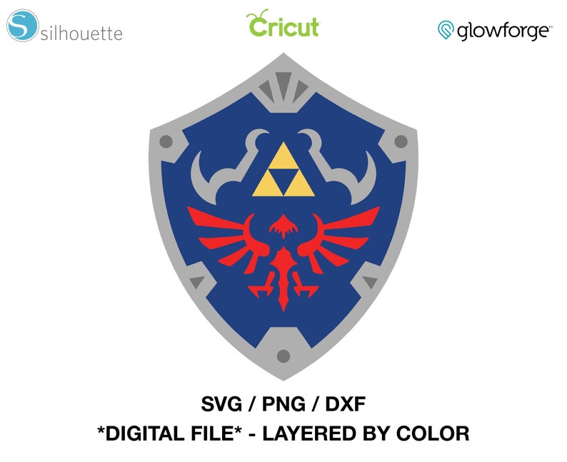 Design Bundle - Legend of Zelda SVG - PNG - DXF Cut Files for Cricut ...