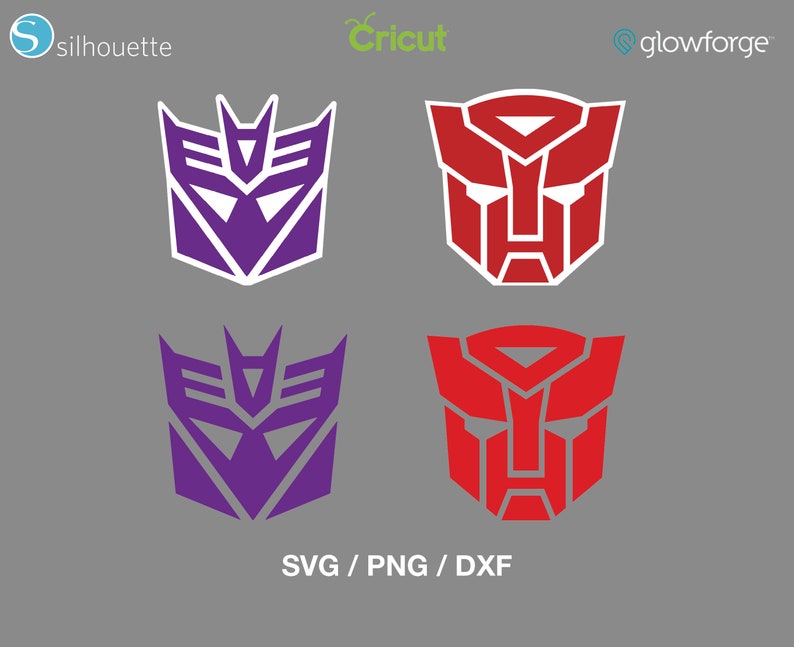 Transformers - Autobots - Decepticons - SVG - PNG - DXF Cut File for ...