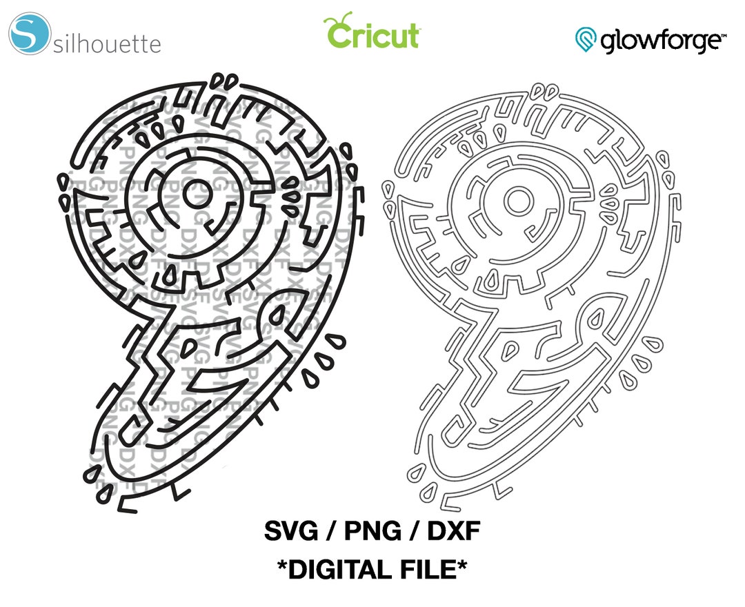 Geoglyph 9 - the Sages Vow - Zelda - SVG / PNG / DXF Cut File for ...