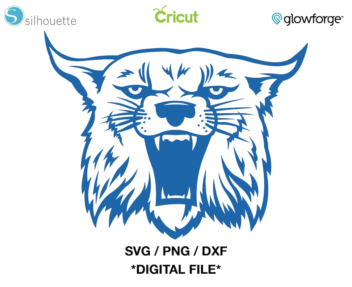 Kentucky Wildcat Modern Design Bundle SVG PNG DXF Cut - Etsy