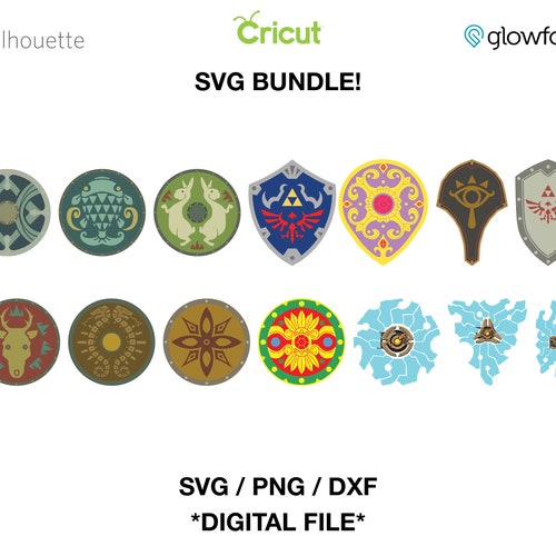 Hylian Shield Layer by Color the Legend of Zelda SVG Cut - Etsy
