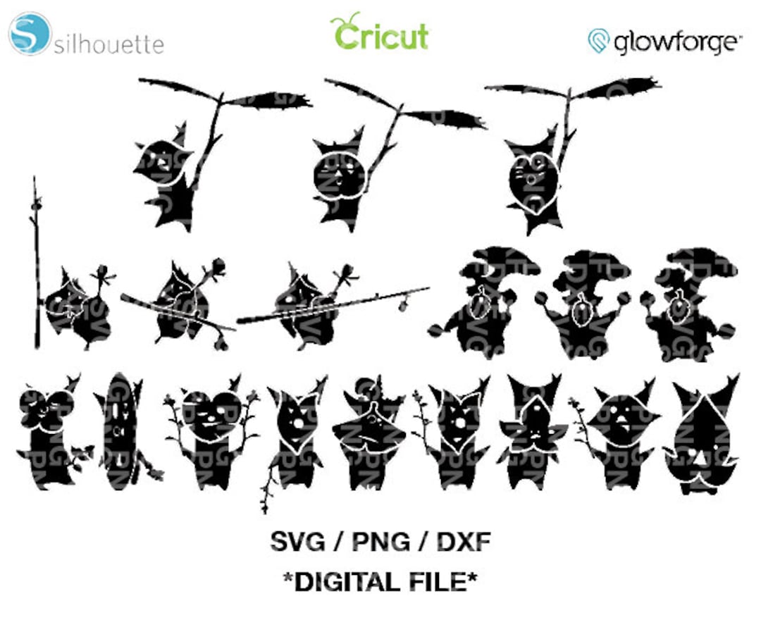 Super Korok Design Bundle - Simplified Monochrome Designs - Legend of ...