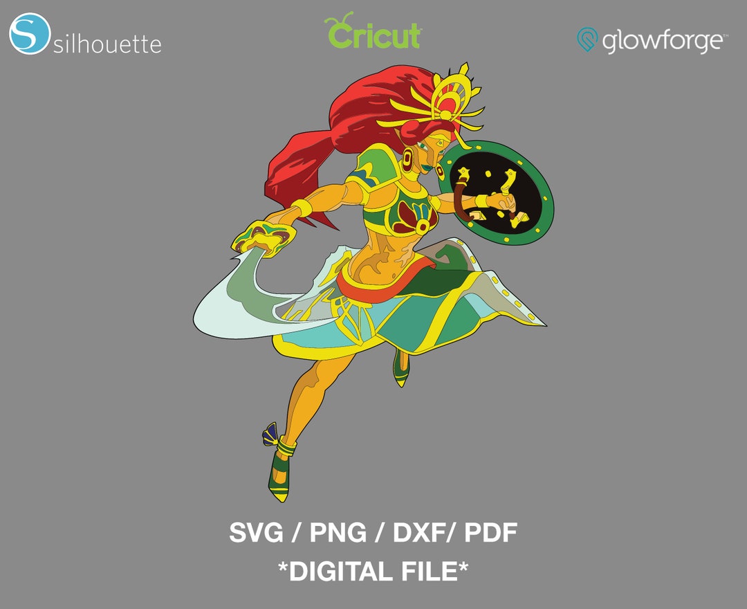 Urbosa - Legend of Zelda Breath of the Wild - SVG - PNG - PDF - Dxf Cut ...