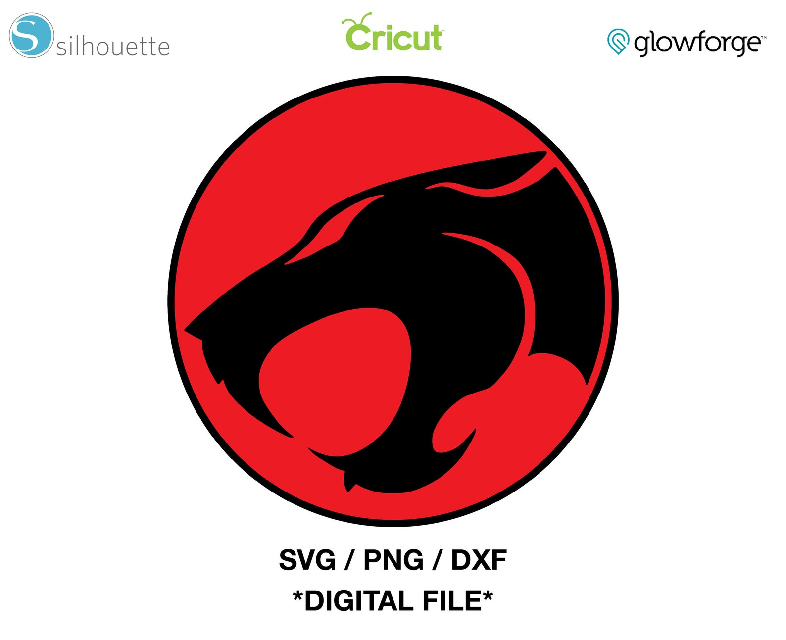 Thundercats Logo SVG PNG DXF Cut File for Cricut Print - Etsy