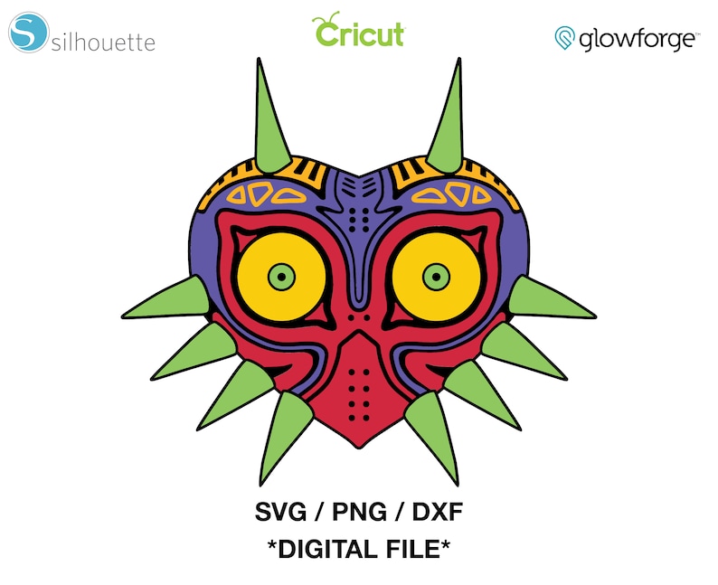 Majora's Mask Legend of Zelda SVG PNG DXF Cut File - Etsy Canada