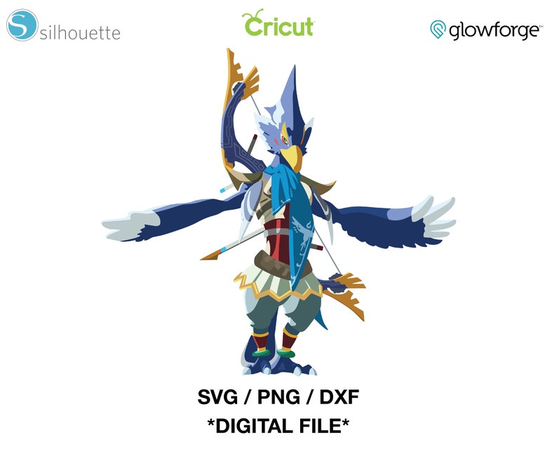 Revali Legend of Zelda Breath of the Wild SVG PNG DXF - Etsy