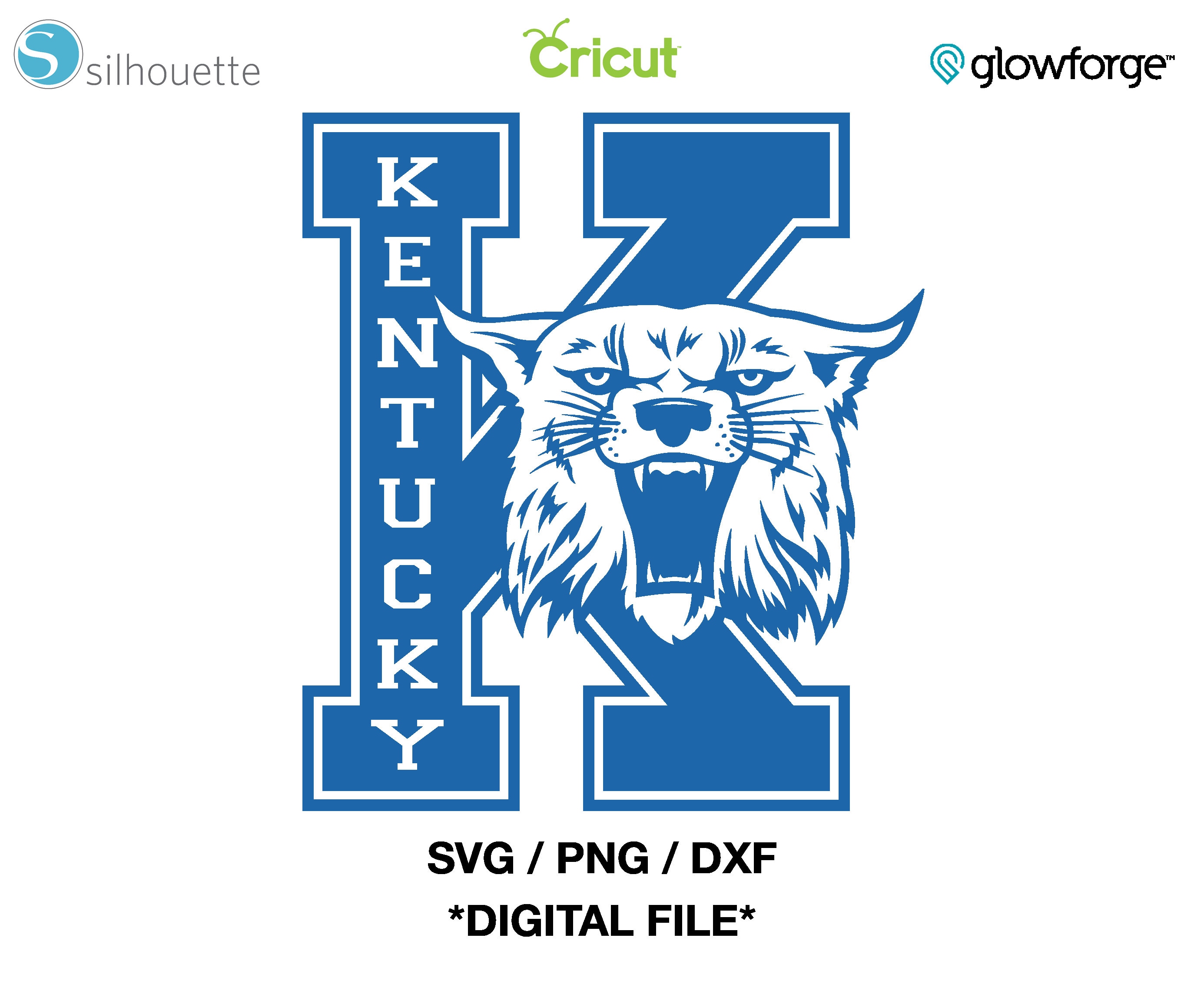 University of Kentucky Wildcat SVG PNG DXF Cut File for - Etsy