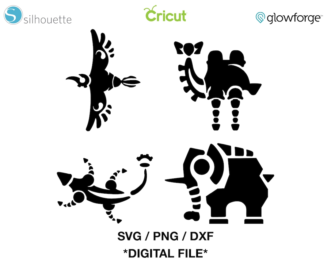 Legend of Zelda: Breath of the Wild, Divine Beasts, SVG Cut File - Etsy