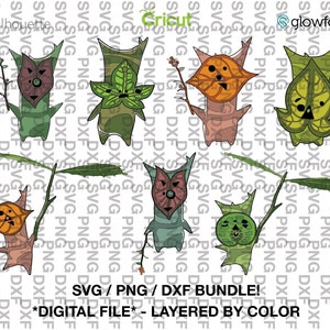 Korok Design Bundle - Legend of Zelda SVG - PNG - DXF Cut Files for ...