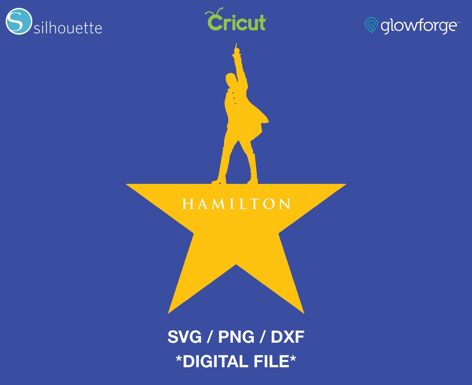 Hamilton Logo SVG - PNG - DXF Cut and Engraving File for Cricut ...