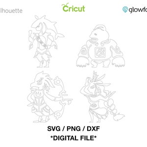 Hyrule Warriors Legend of Zelda Age of Calamity Artwork Bundle SVG ...