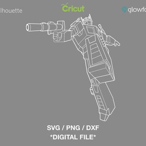 Optimus Prime Detailed Illustration - Transformers SVG - PNG - DXF Cut ...