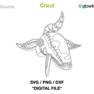 Moblin Mask - Legend of Zelda SVG - PNG - DXF Cut File for Cricut ...