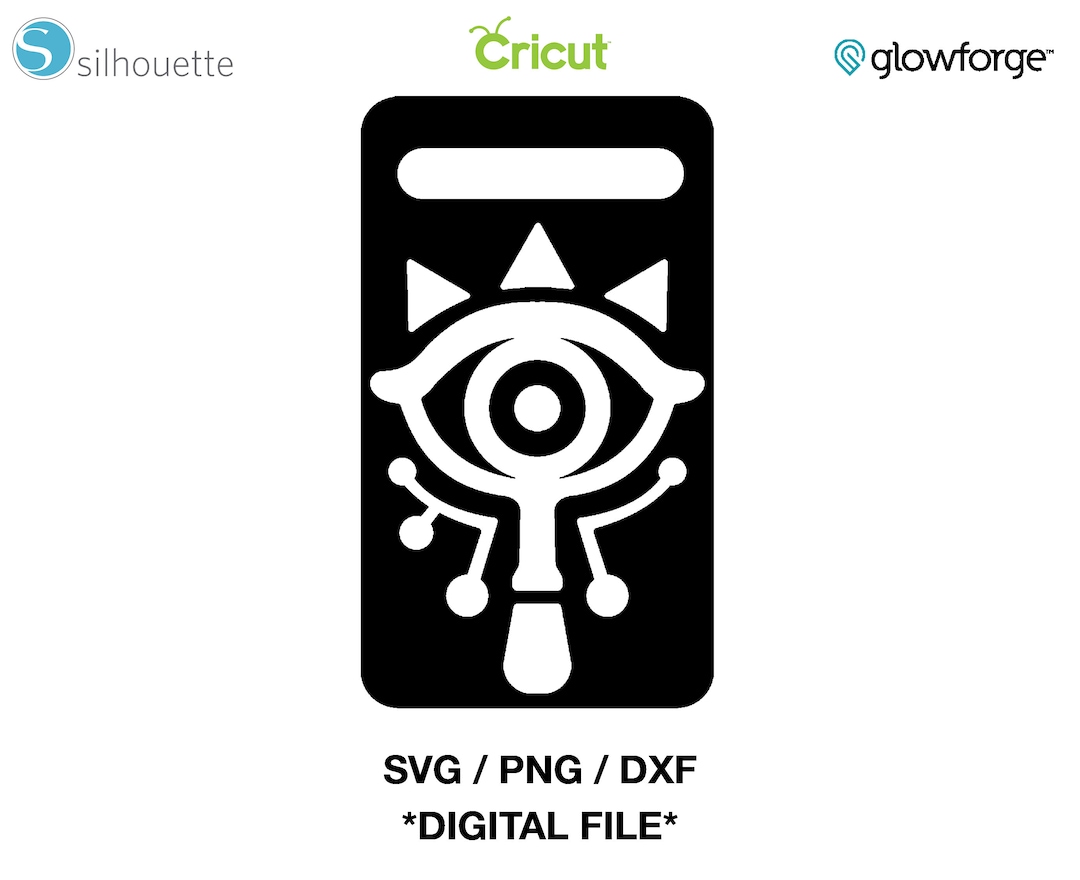 Sheikah Slate - SVG / PNG / DXF Cut File for Cricut / Silhouette ...