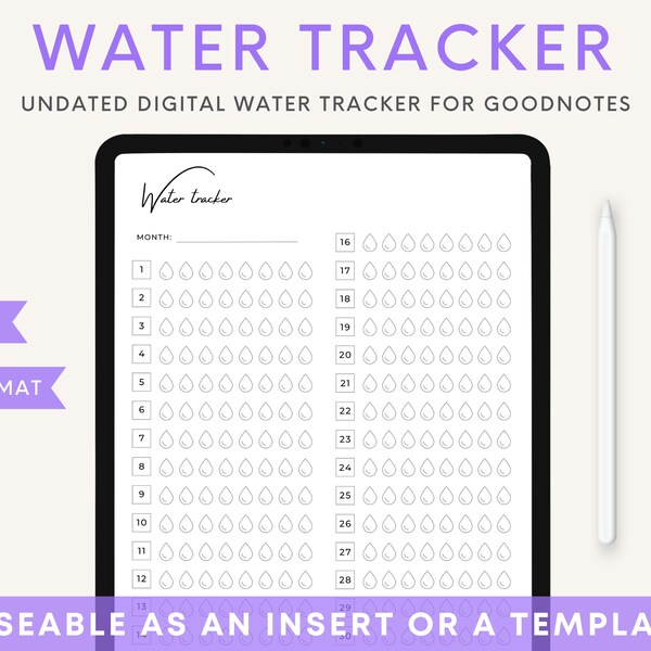 Undated Habit Track - Etsy