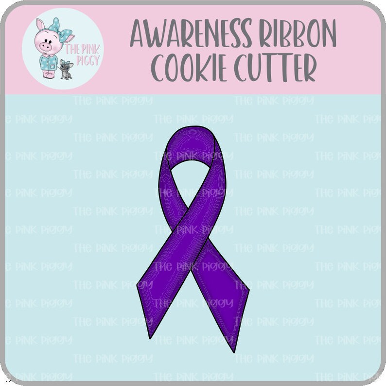 Awareness Ribbon Cookie Cutter - Etsy