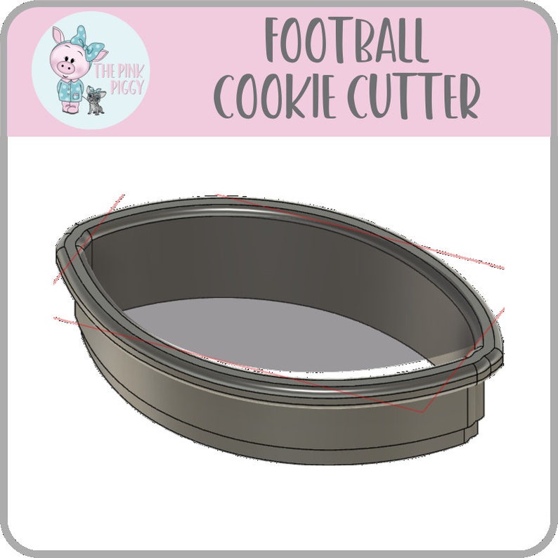 Football Cookie Cutter - Etsy
