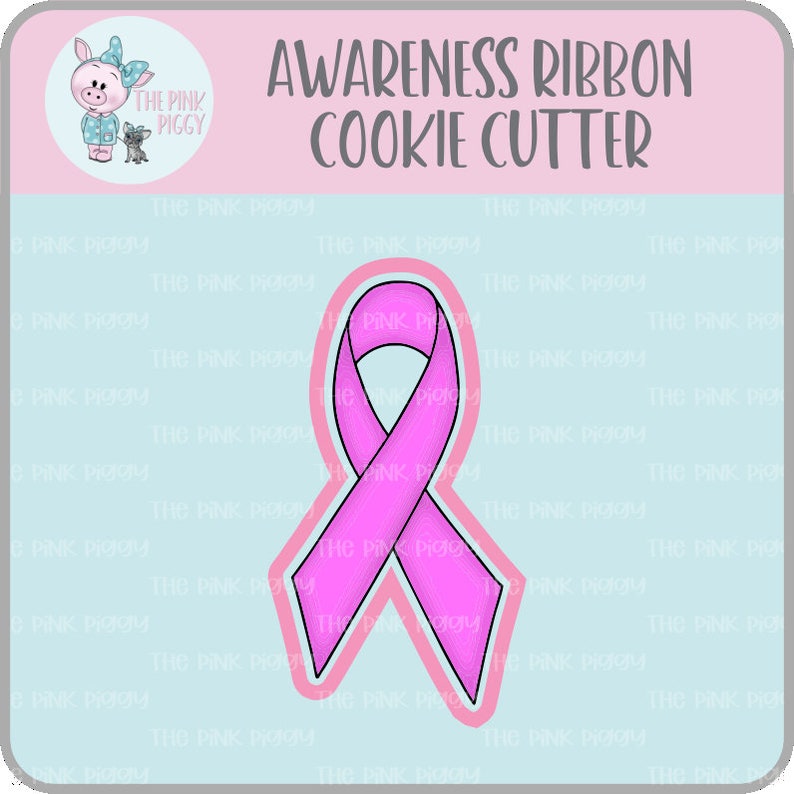 Awareness Ribbon Cookie Cutter - Etsy