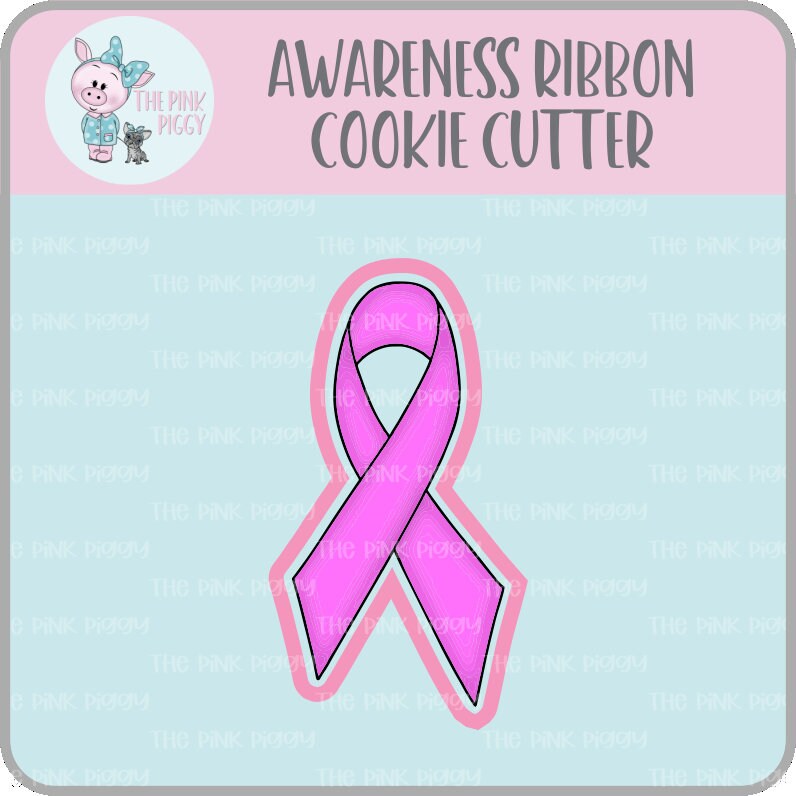Awareness Ribbon Cookie Cutter - Etsy