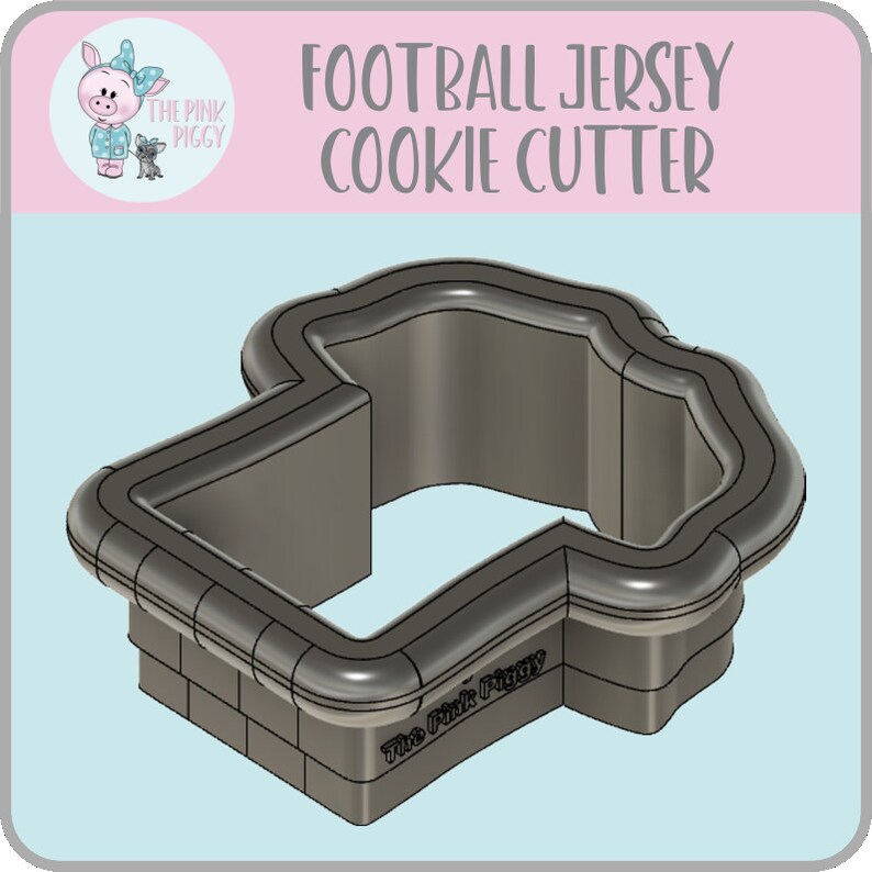 Football Jersey Cookie Cutter - Etsy