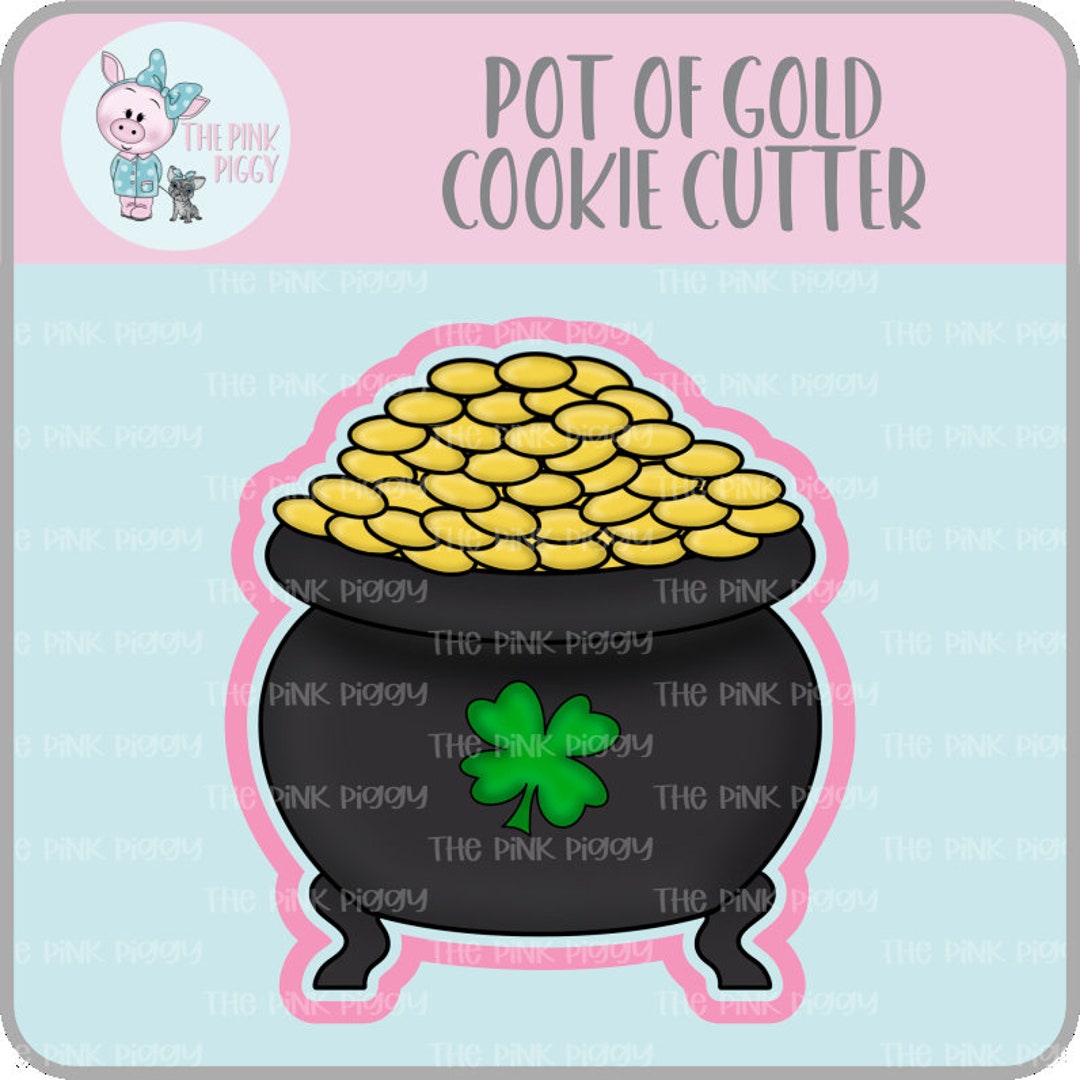 Pot of Gold Cookie Cutter - Etsy