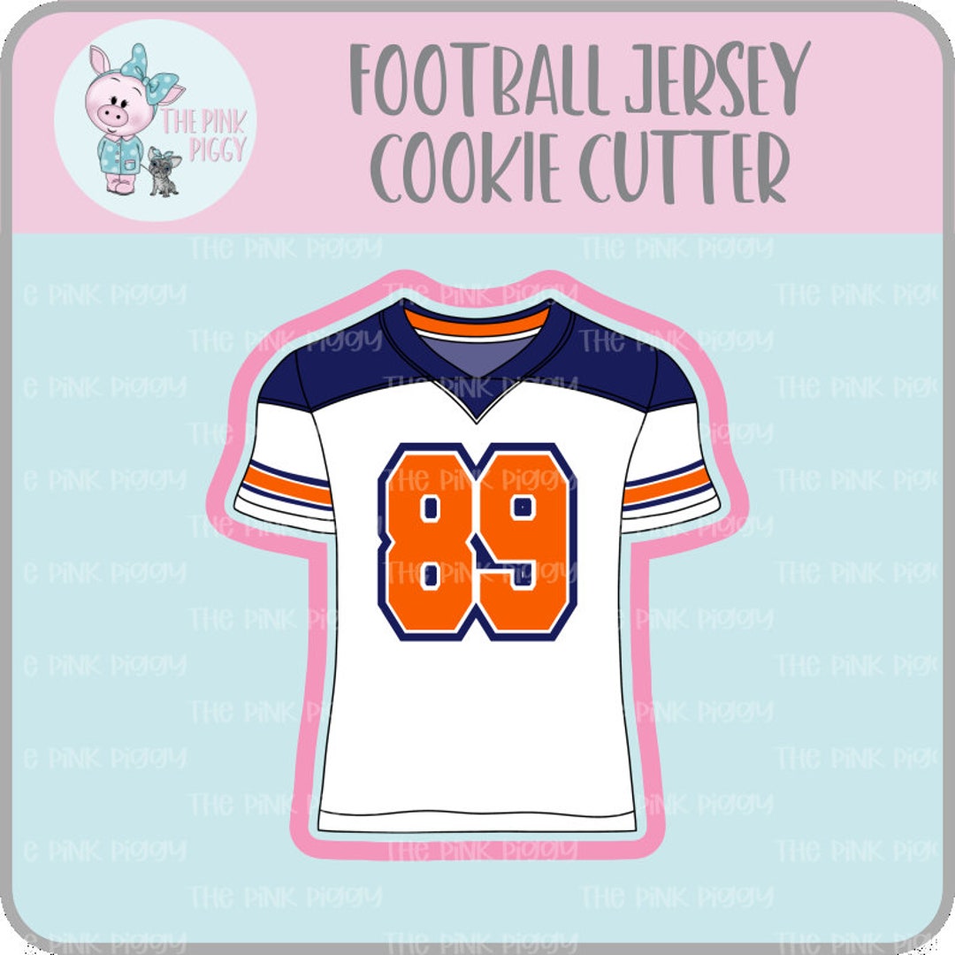 Football Jersey Cookie Cutter - Etsy