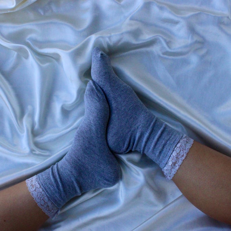 Evelyn Lace Socks - Etsy