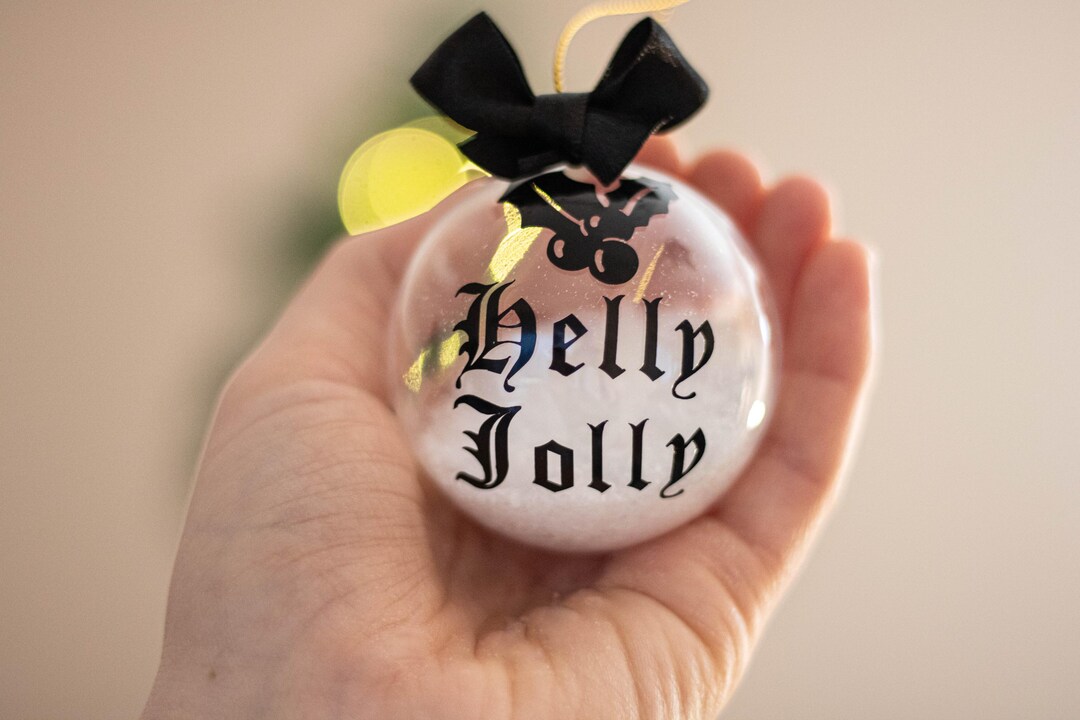 Gothic Christmas Bauble, Gothic Ornament, Creepmas Bauble, Hexmas ...