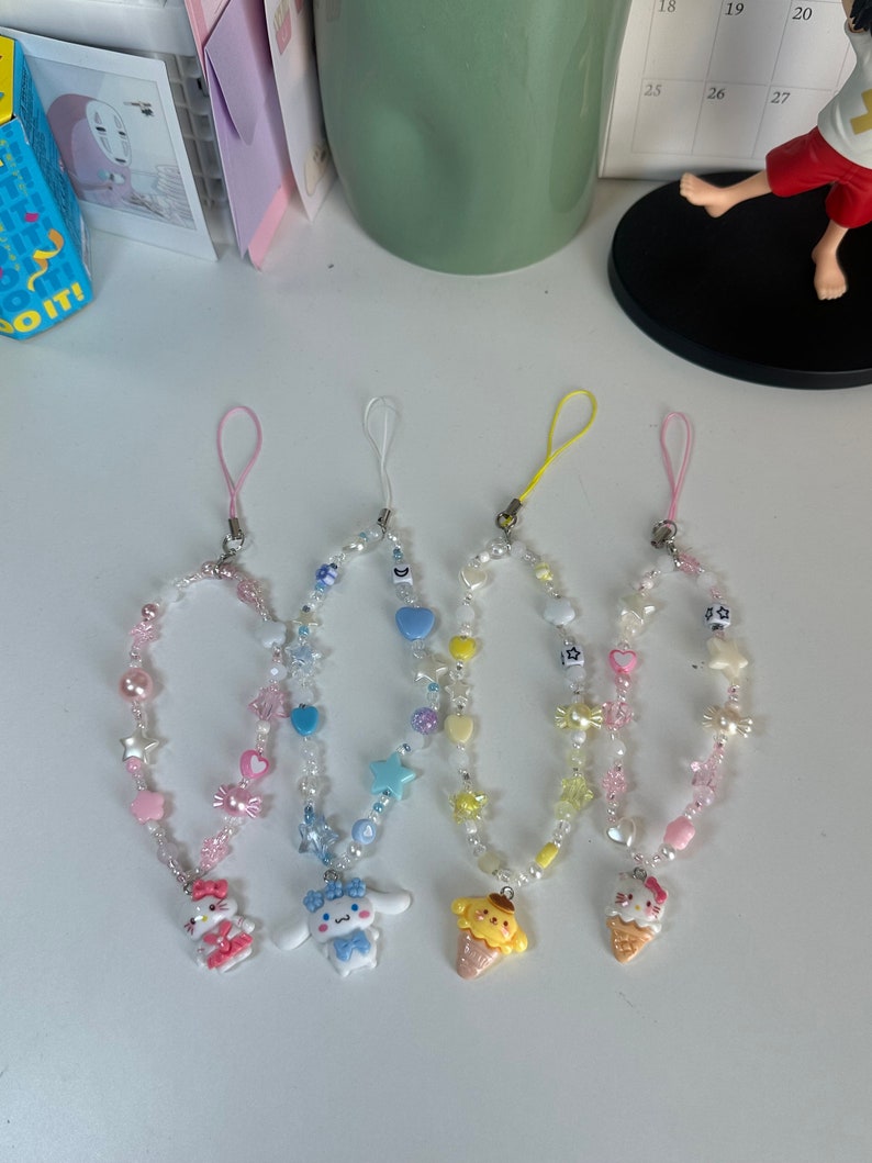 Sanrio Phone Charms Sanrio Mobile Phone Chain hellokitty Cell Phone ...