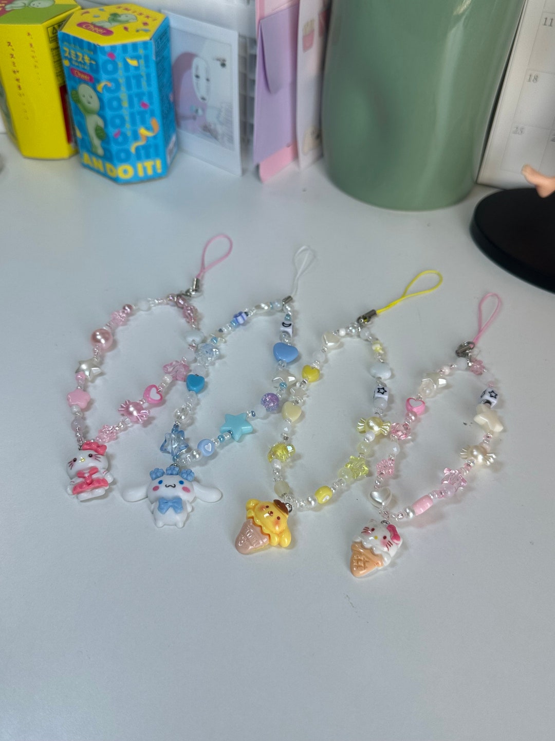 Sanrio Phone Charms Sanrio Mobile Phone Chain hellokitty Cell Phone ...