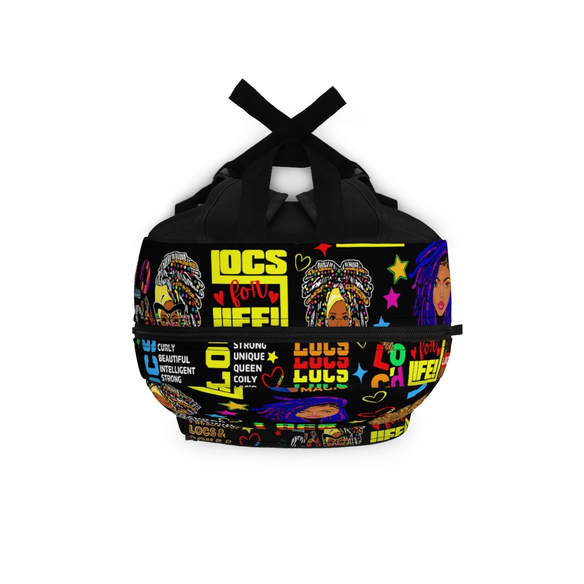 Natural Hair LOC'D Locs Dreadlocks Backpack Gift, Christmas Loc'd Back ...