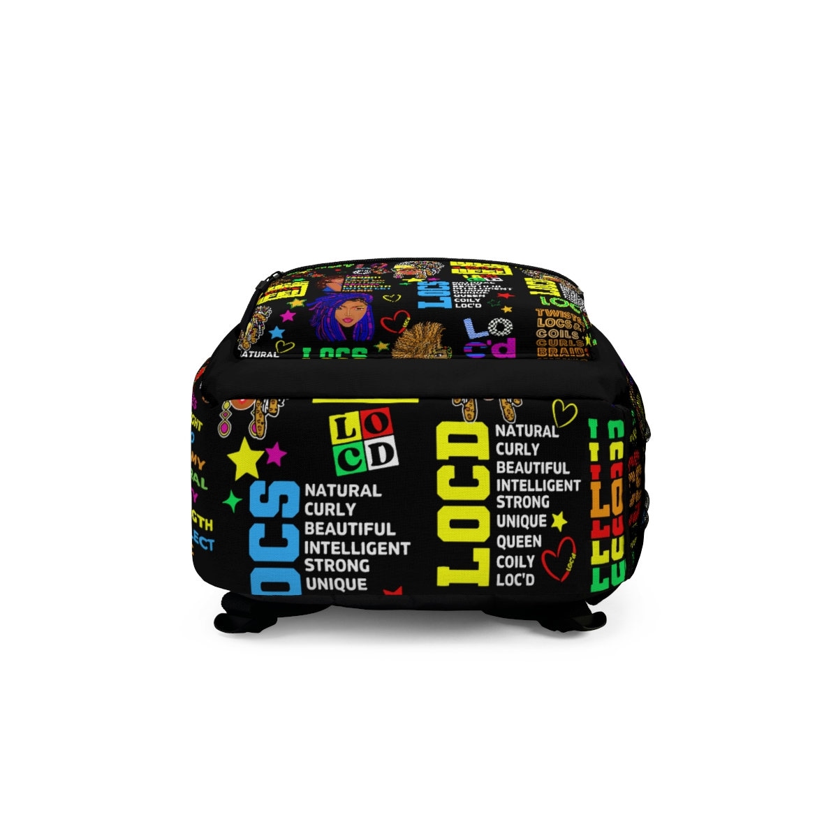 Natural Hair LOC'D Locs Dreadlocks Backpack Gift, Christmas Loc'd Back ...