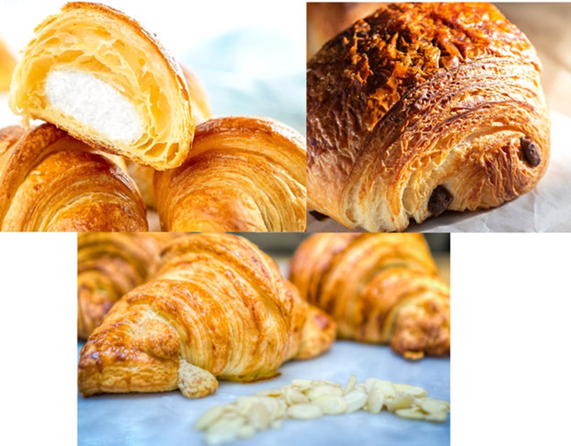 Croissant Variety Box (almond, Cheese, Chocolate) - Etsy