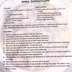 Authentic Filipino Adobo Blend by Auntie Kat - Etsy