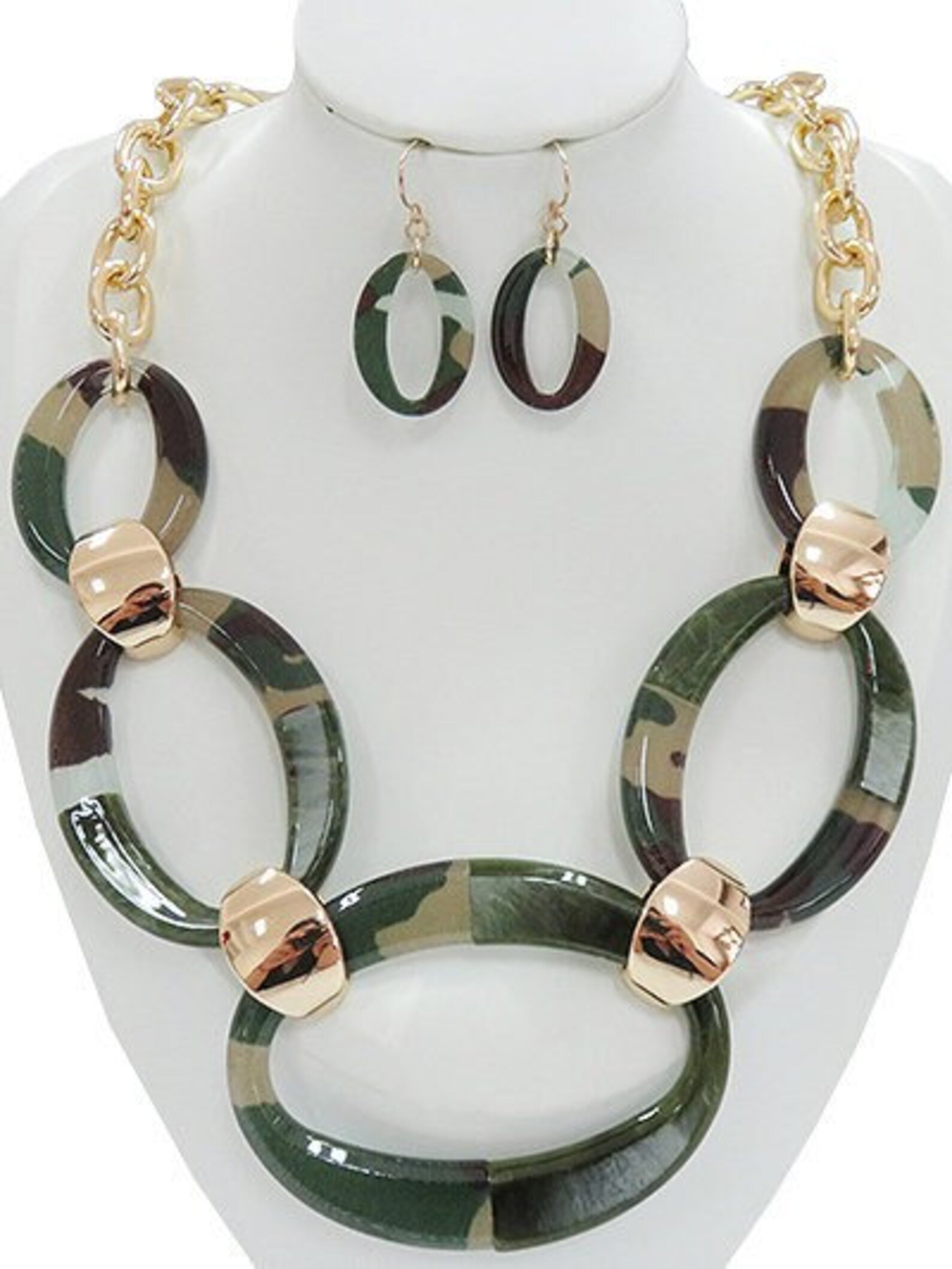 Fashion Green Camoflouge Set Womens Army Statement Set - Etsy