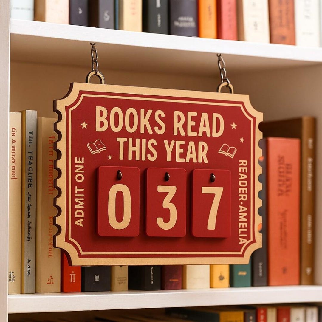Personalized Books Read Tracker - Books Read This Year, Bookshelf ...